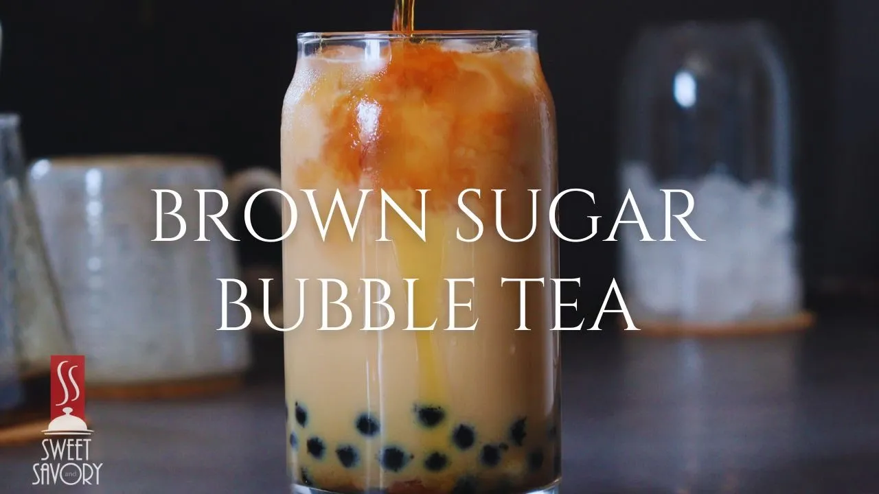 Easy Brown Sugar Bubble Tea - Sweet and Savory- Recipes of famous food.